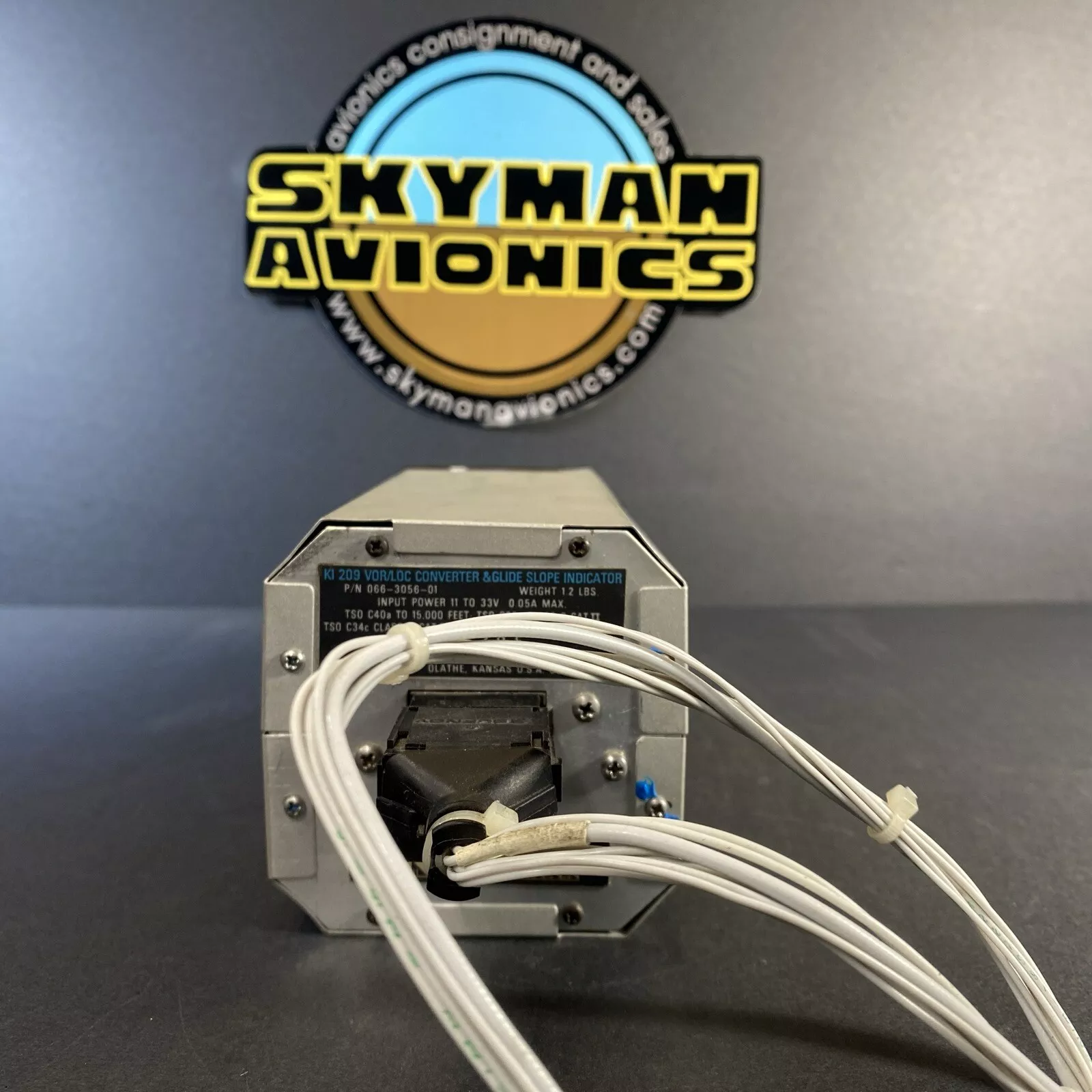 King KI 209 VOR/LOC/GS Indicator | Skyman Avionics