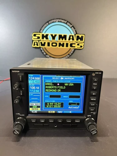 Garmin GNS 530W GPS/NAV/COM - 14/28V | Skyman Avionics