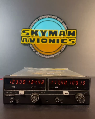 Bendix King KX 155 NAV/COM - 14V Without GS | Skyman Avionics