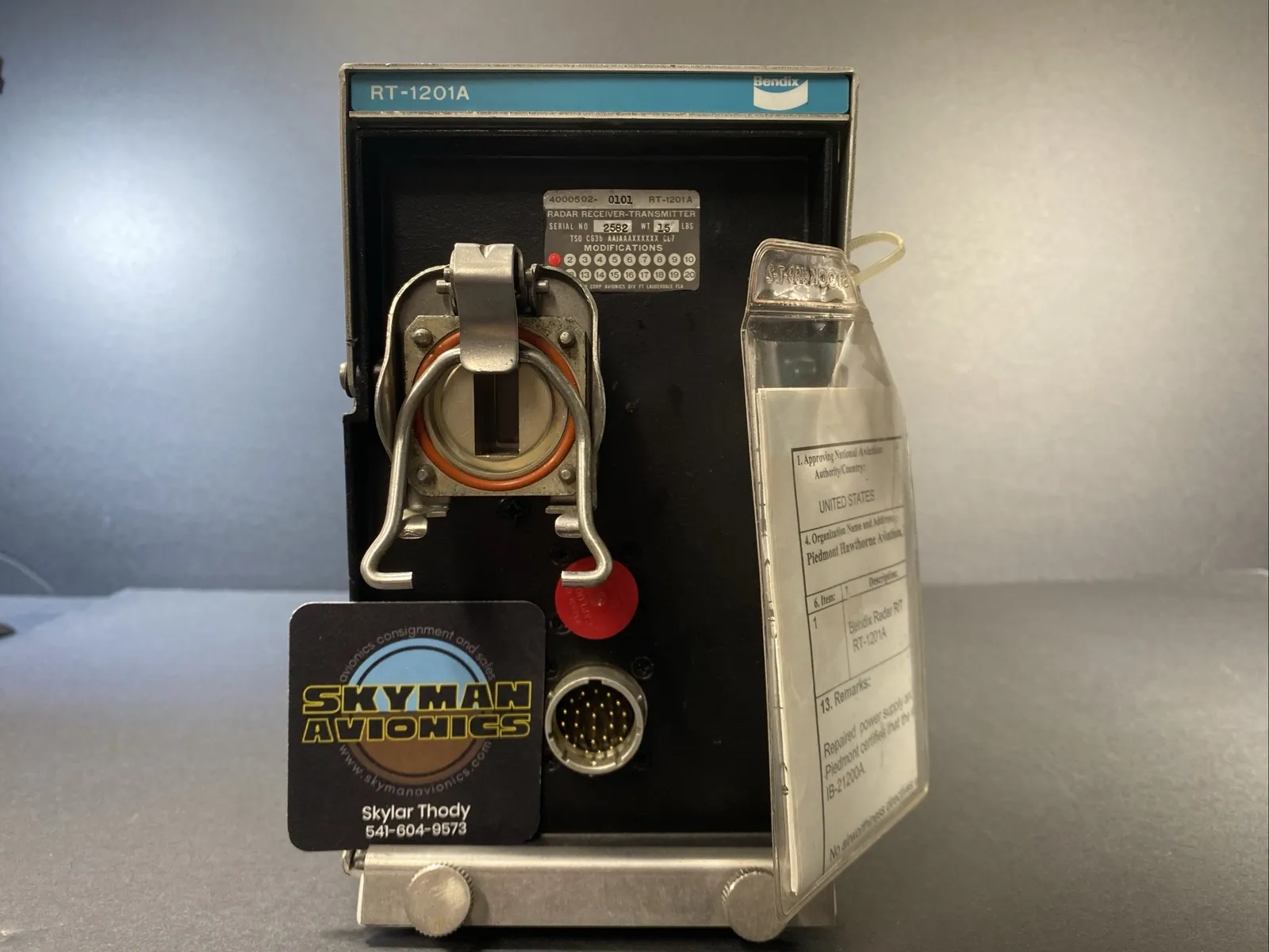 Bendix RT-1201A Radar Receiver Transmitter | Skyman Avionics