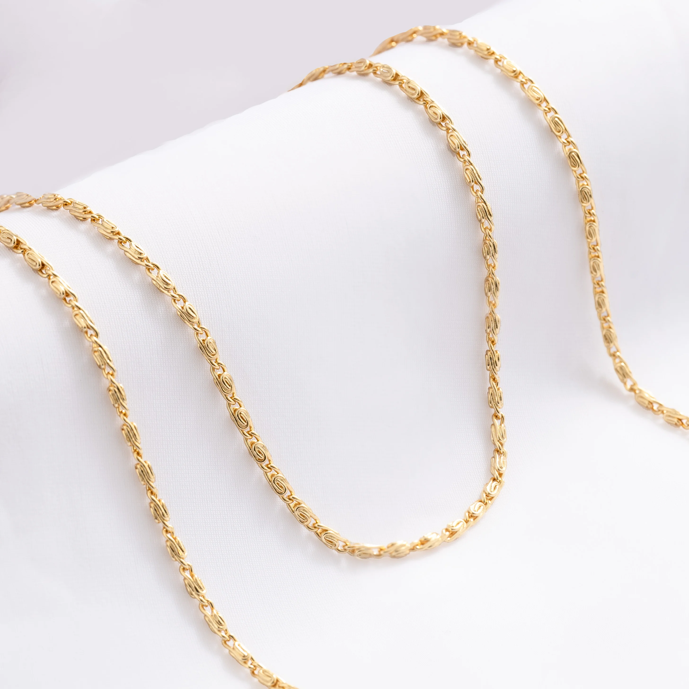 Cadena Caracol Gruesa | INARA Oro Laminado