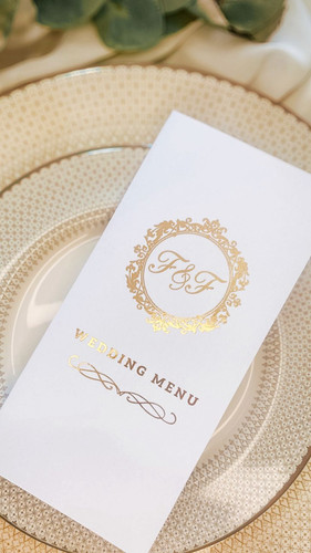 Menus Formato Livro Luxo | Love It