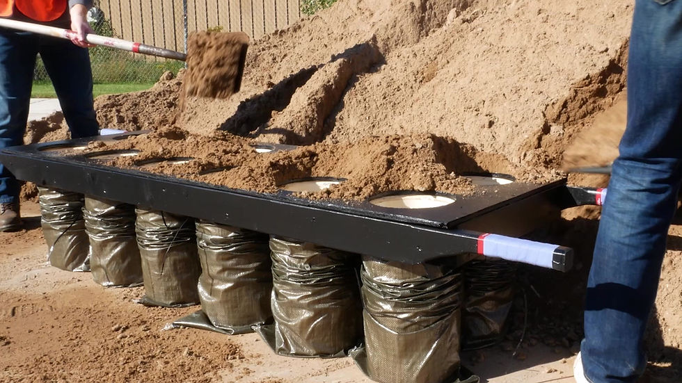 Sandbag Filling Made Easy! Erosion Preparation with Next-Level Sandbag.