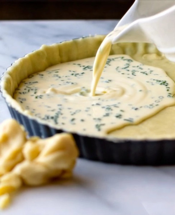 Four Cheese Broccoli Quiche