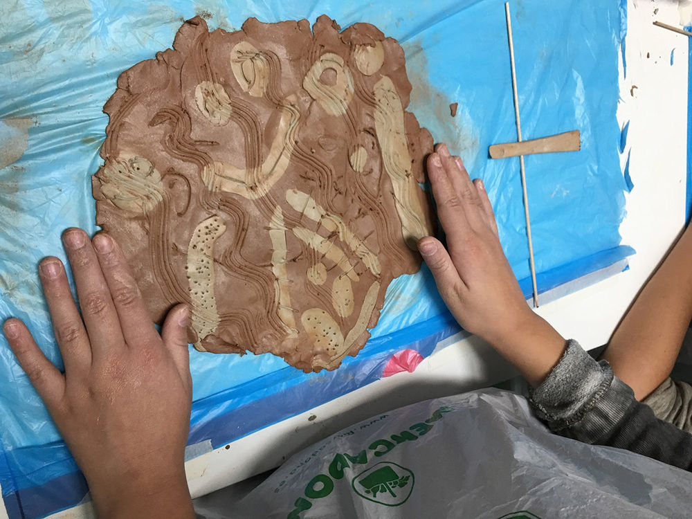 Experimentando con barro