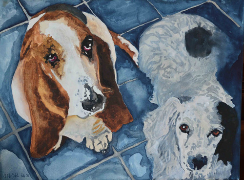 True Friends Pet Portrait | Hard Slog Art