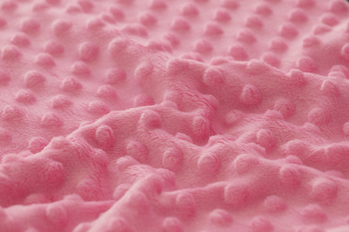 Pink Minky Dot