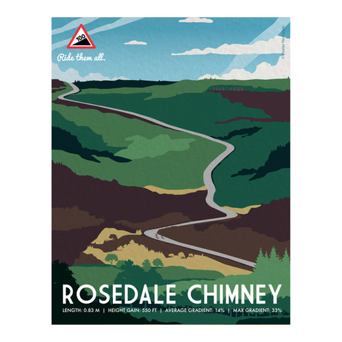 Rosedale Chimney print | 100climbs