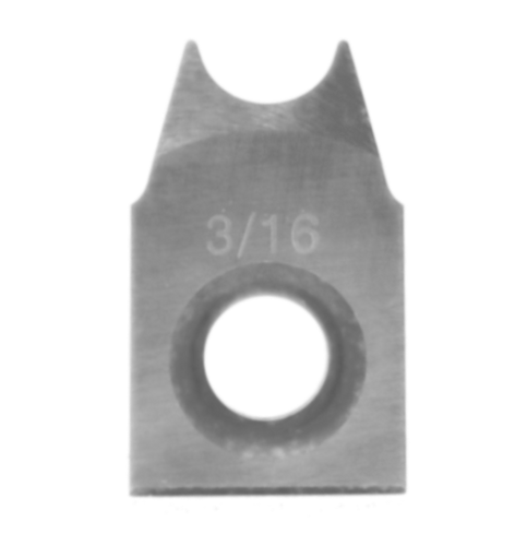 3/16" Diameter Negative Rake Carbide Beading Cutter | Easy Wood Tools