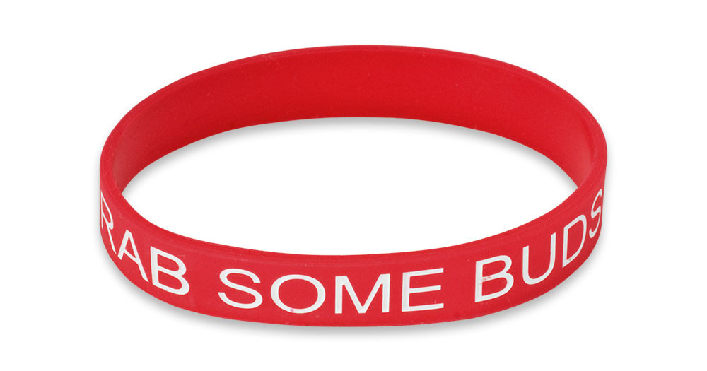 Budweiser Beer Grab Some Buds Unisex Silicone Rubber Sports Band | Mill ...