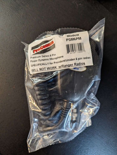 Procomm 6-pin mic for President, Anytone, Uniden radios PSM6PM | The ...