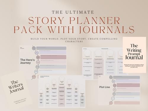 The Ultimate Story Planning Pack with Journals | Olivia Hillier