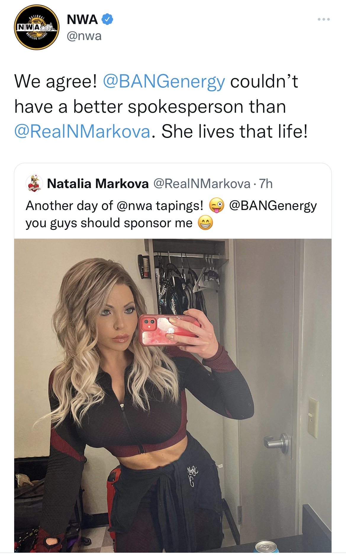 NWA Star Natalia Markova gives us sneak preview of her new look with ...