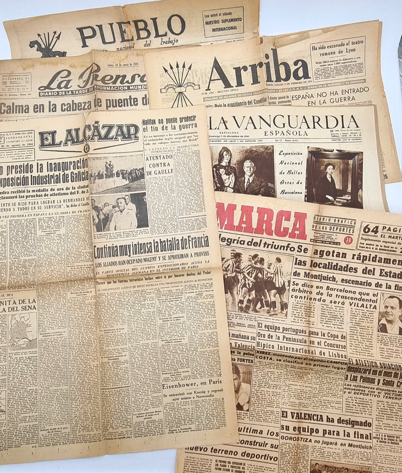 1 de ENERO 1944 - Periódicos | Periódicos antiguos