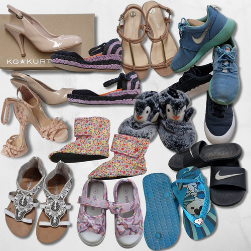 Second Hand Clothes | 4kg Reseller Shoe Bundle.