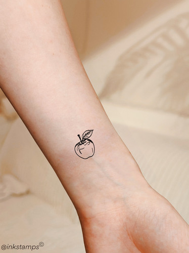 Apple Fruit Tattoo | InkStamps