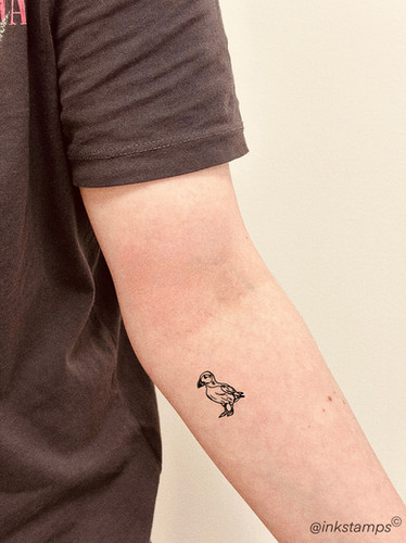 Puffin Mini Bird Tattoo | InkStamps