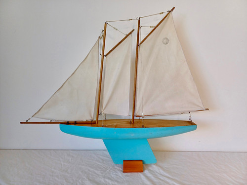 Albatross of Torbay schooner rigged pond yacht-Sold | pond-yacht-antiques