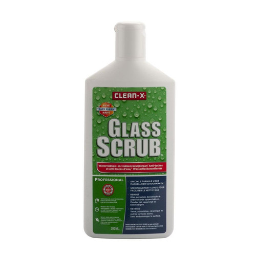 Clean-X Glass Scrub - Reinigingspasta hardnekkig vervuild glas
