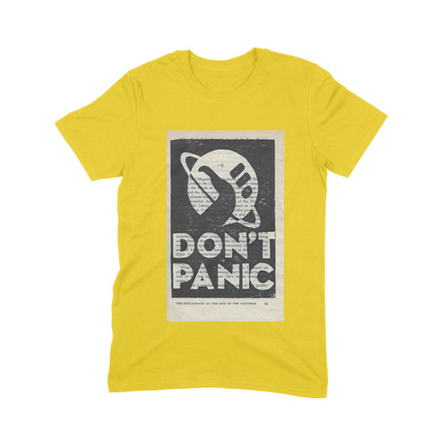Don't Panic - Hitchhiker's Guide to the Galaxy - HHG2G - Douglas Adams ...