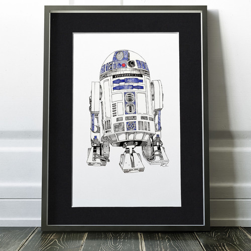 R2d2 Luke Skywalker S Astromech Droid Star Wars Brambledown Designs