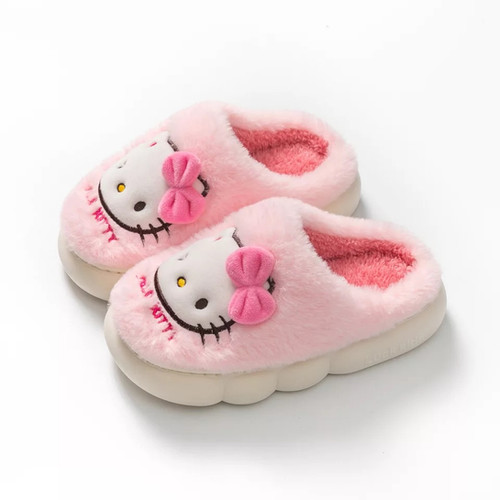 Hello Kitty Pink House Slippers | Soft Girl Wear