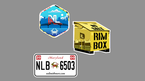 No Limit Baltimore Sticker Pack (2025) | No Limit BMORE