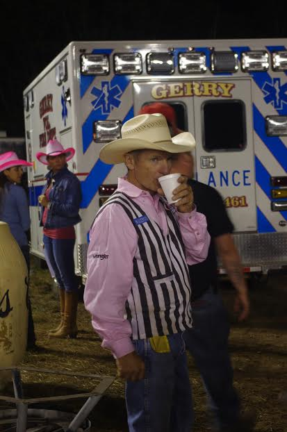 RODEO JUDGES GIVE GERRY RODEO HIGH MARKS