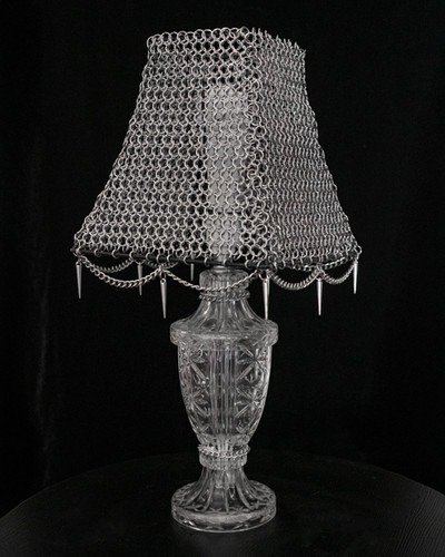 Regal Chainmail Lamp | Black Widow Metal