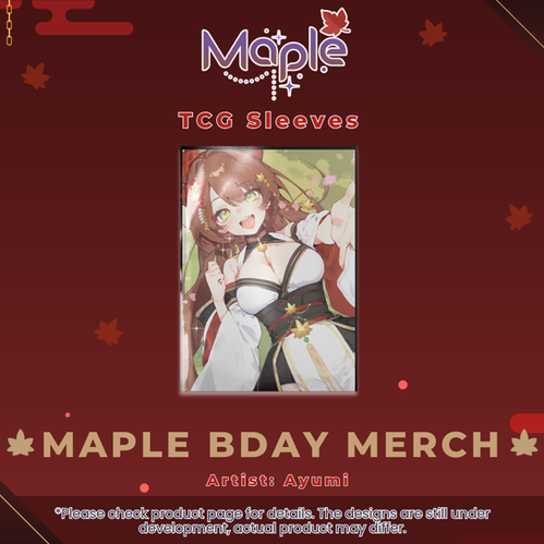 Maple Birthday Card Sleeves | Glitch Stars