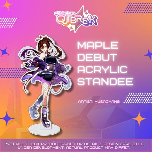 Maple Debut Acrylic Standee | Glitch Stars