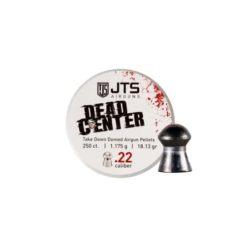 JTS Dead Center Precision .22 Cal 18.1 Grain Domed Pellets / 250 ...