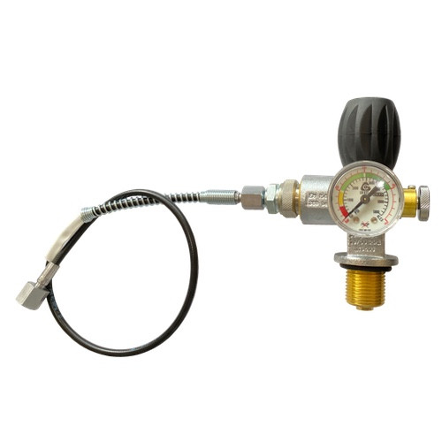 Midland Valve Gun Charging Kit 300 Bar Valve with Gauge, Bleed & DIN ...