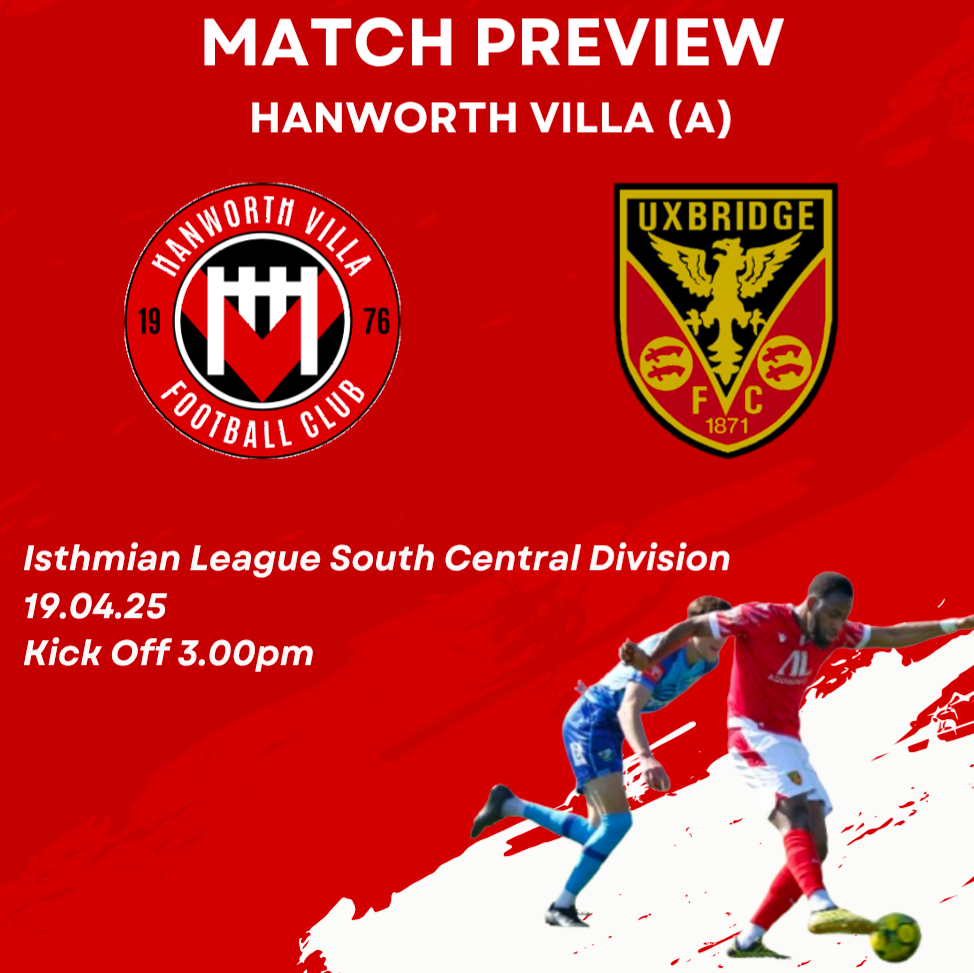 Match Preview: Hanworth Villa (a)