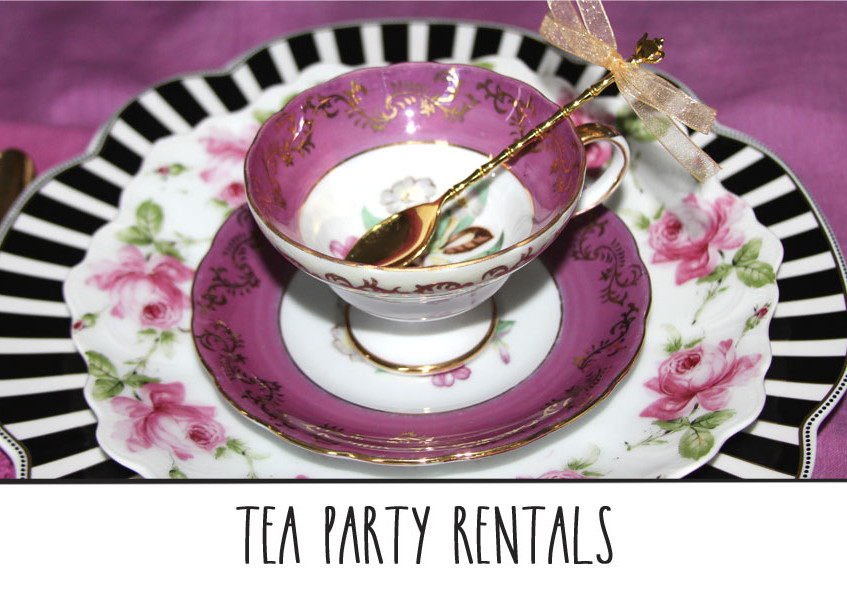 Not your grandmother's tea party | teaparty china rental denver