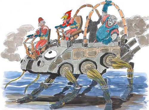 River crawler | ncillustration