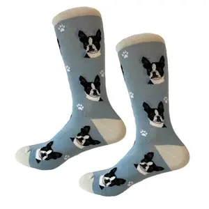 Blue Boston Terrier Socks | BTRFL