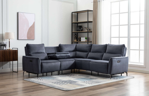 Amelia Corner sofa with Electric Recliner | FurnitureFactory.ie