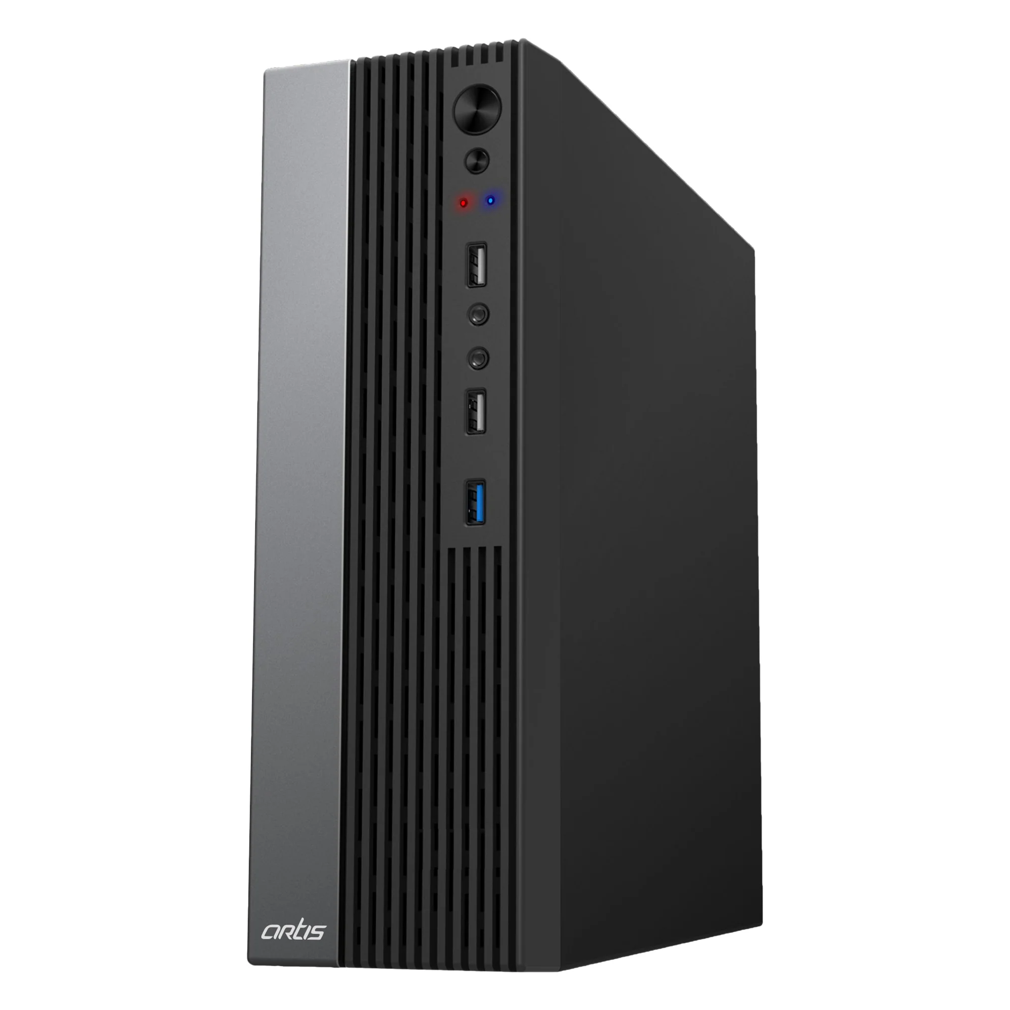 ARTIS ATOM 3.0 USB SLIM ITX COMPUTER CABINET WITH 250W FLEX POWER SUPLLY | Ashoka Infosoft