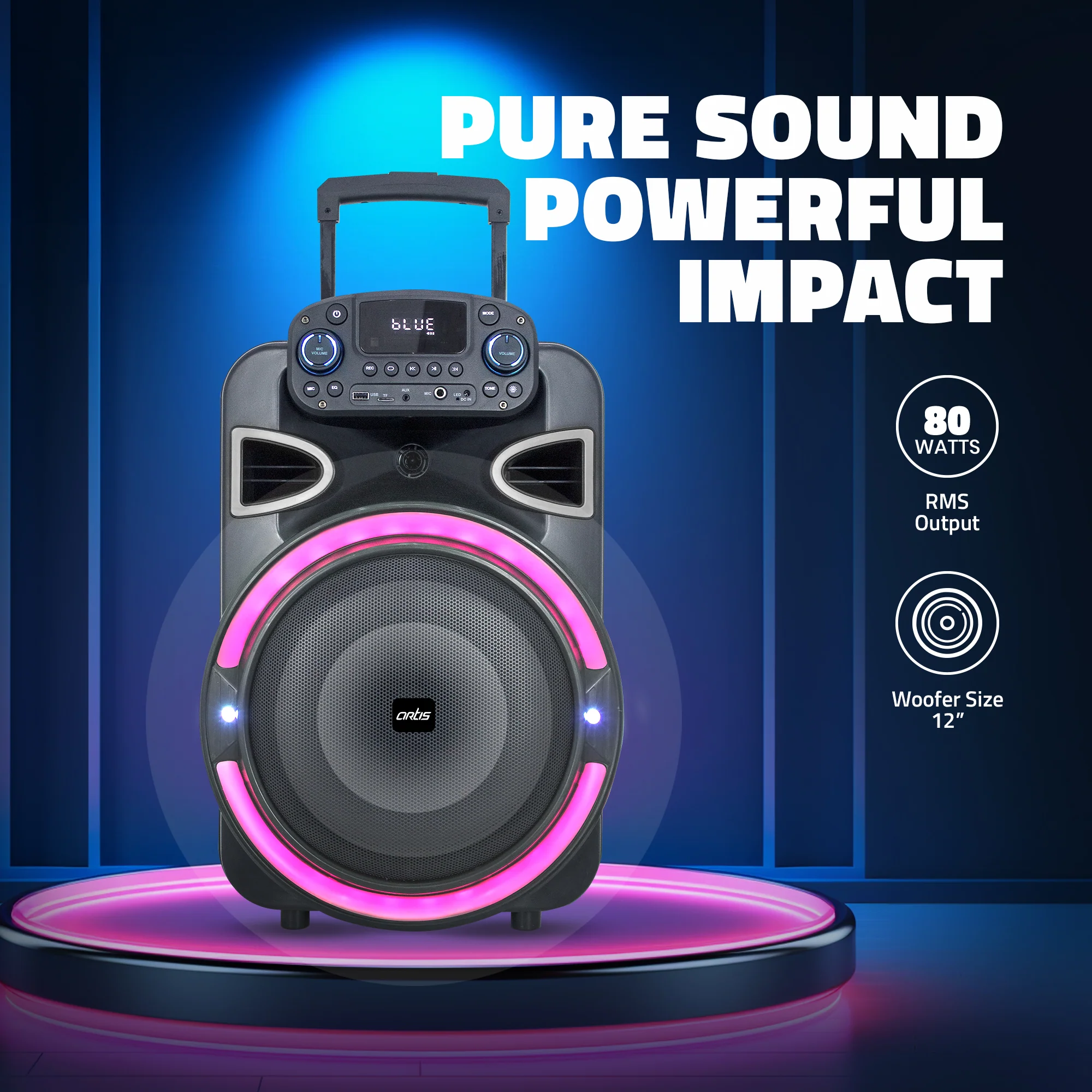 ARTIS SOUNDMAX 2000 BLUETOOTH SPEAKER | Ashoka Infosoft