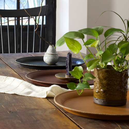 LEATHER-WRAPPED SERVING TRAYS | Under The Bough