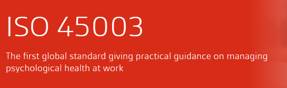 ISO 45003 | mindset Training