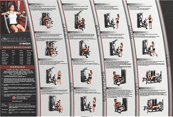 Exercise Charts | Batca Fitness