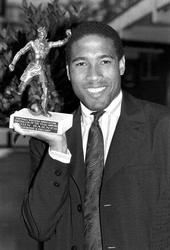 Footballer of the Year 1988 & 90: John Barnes, Liverpool – Football ...
