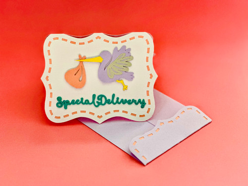 The Special Delivery Flat Card | Made by Mel
