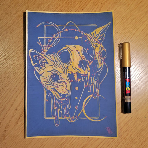 Crane de Chat. | tb-illustration