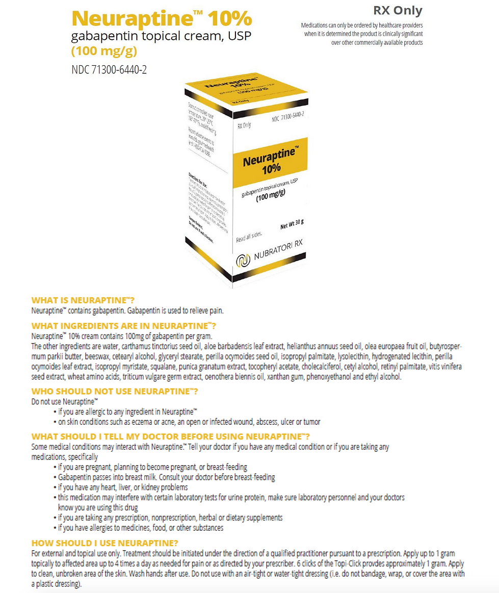 Neuraptine | PHARMCO Inc.