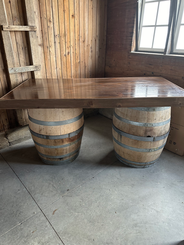 Whiskey Barrel Table | Address