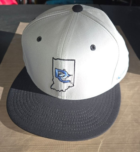NIKE GREY w/ BLACK FLAT BILL INDIANA STATE LOGO | Demand Command