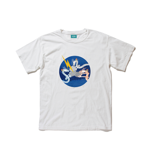 "Mt. Fuji Illustrated Scrolls " Original T-shirt: Thunderbolt of Water ...